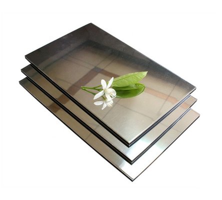 Mirror finish aluminum composite panel exterior use wall cladding 4x8 ACP