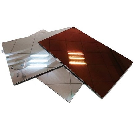 Mirror finish aluminum composite panel exterior use wall cladding 4x8 ACP