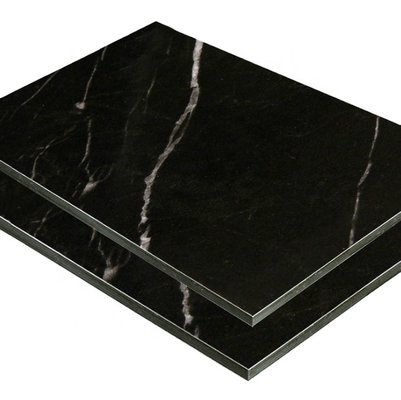 3mm 4mm Marble Aluminum Composite Panel  PVD Colored Building Material Wall Decorative