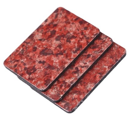 3mm Granite and Marble texture double side with color alucobond aluminum composite panel for signboards
