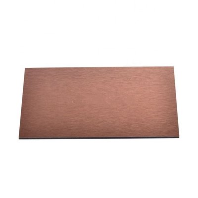 Brushed 4mm/5mm/6mm Pvdf/Pe Aluminum Composite Panel/Acp/Acm Brushed Color For Exterior Wall Cladding System