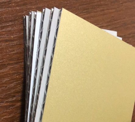 Exterior and Interior wall cladding PVDF Coating aluminum corrugated core composite panel