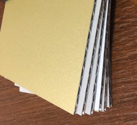 Exterior and Interior wall cladding PVDF Coating aluminum corrugated core composite panel