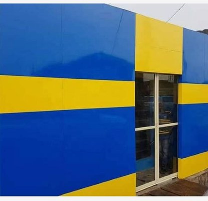 Outdoor Decorative PVDF Aluminum Composite Panel ACP ACM Wall Cladding Panel