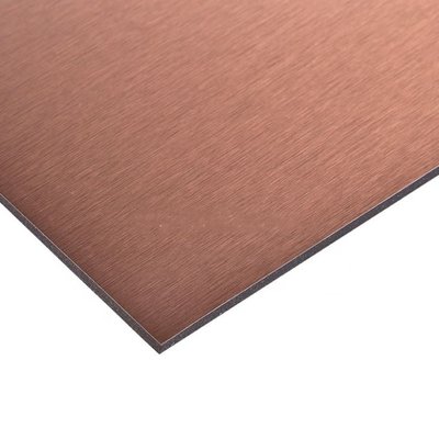 Brushed 4mm/5mm/6mm Pvdf/Pe Aluminum Composite Panel/Acp/Acm Brushed Color For Exterior Wall Cladding System