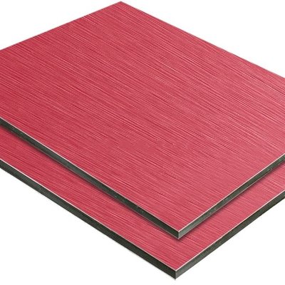 Cheapest Interior Wall Cladding Brushed Aluminum Composite Panel Exterior Wall Cladding PVDF Brushed Aluminum Composite Panel