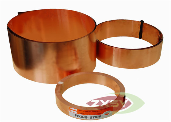 Beryllium Shiny Coarsed Copper Sheet With 8 - 20um , Rolled Copper Foil