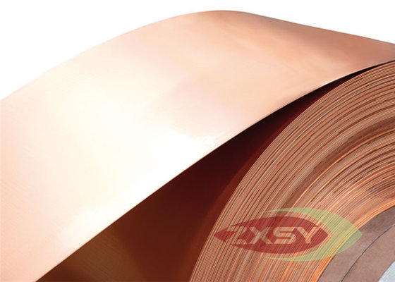 Beryllium Brass Red Free Copper Brass Foil 0.105mm Thickness OHSAS 18001 Approval