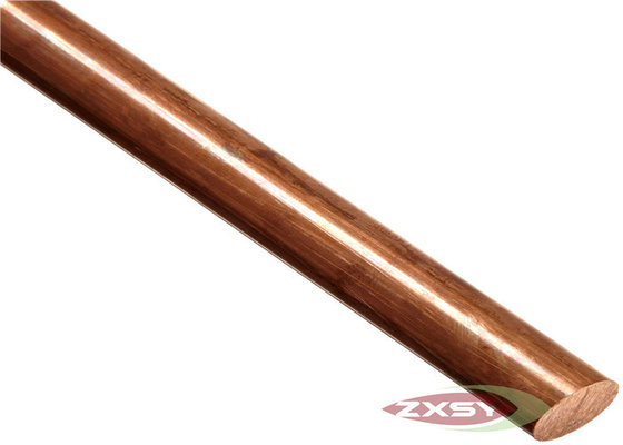 Professional Titanium Clad Red Copper Rods In Electrolytic Industry