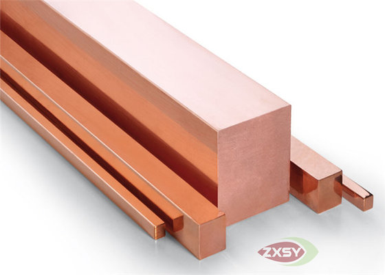 Square / Rectangle Beryllium Alloys Of Copper Rods For Wire