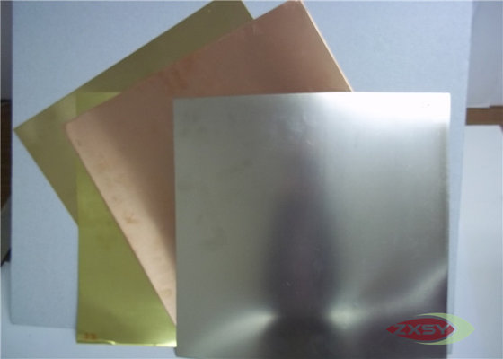 C14500 Pure Lead Free Red Copper Sheet Metal Roll , Thin Copper Sheet