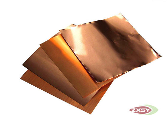 C14500 Pure Lead Free Red Copper Sheet Metal Roll , Thin Copper Sheet
