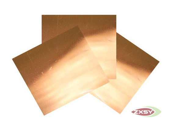 Customized Metallic Pure Sheets Of Copper Foil Metal With OEM ODM Service