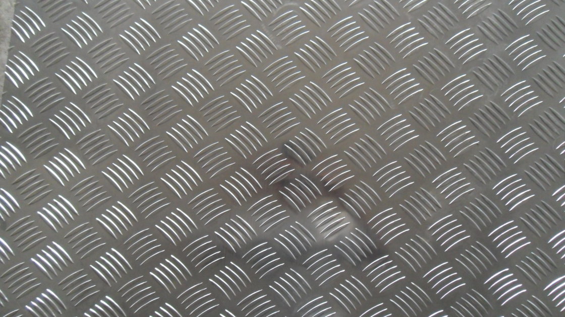 Professional 1100 Thin Aluminium Checker Plate By Continuous Casting