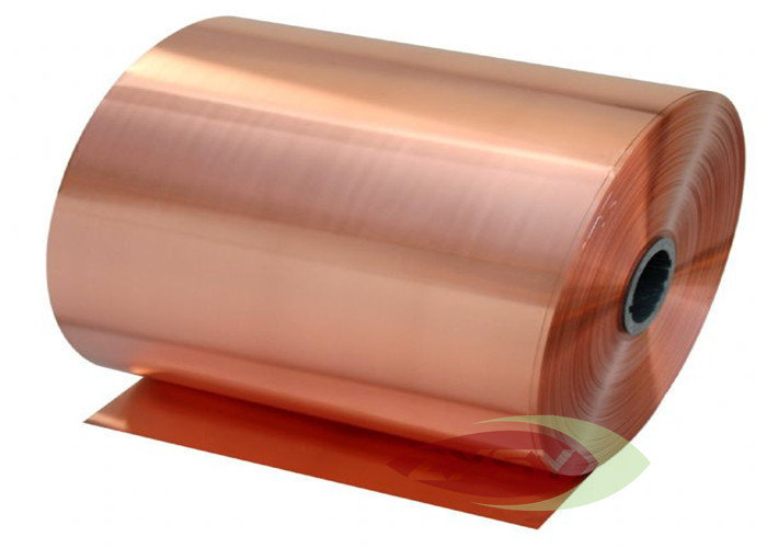 Beryllium Copper Conductivity Strip In Coil , T2 Red Copper Strip
