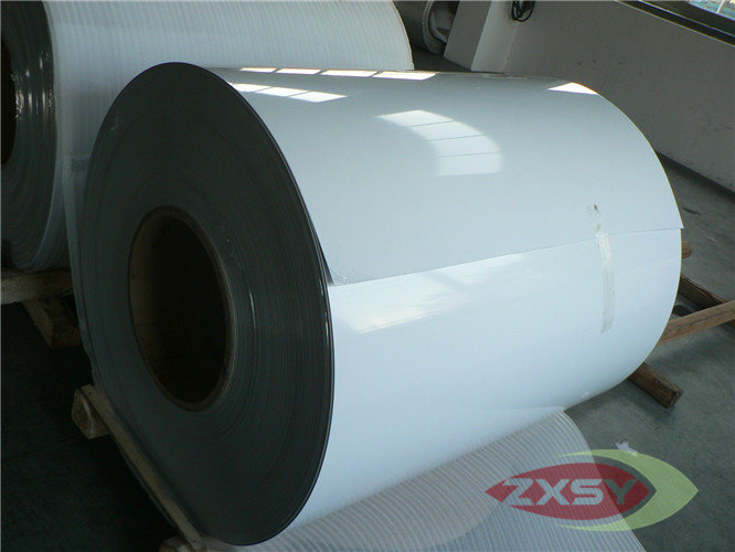 Polished Color Coated Aluminum Coil , Painted Aluminium Sheet