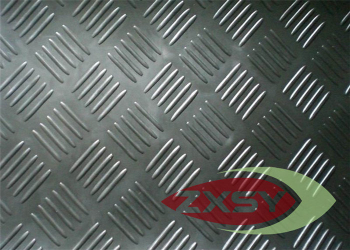 Anodized 3003 Five Bar Non Ferrous Aluminium Tread Plate , Diamond Plate Aluminum