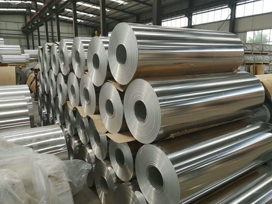 Cans Lid Aluminium Alloy Products , 5052 Aluminum Coil H24 Temper En573 / En485