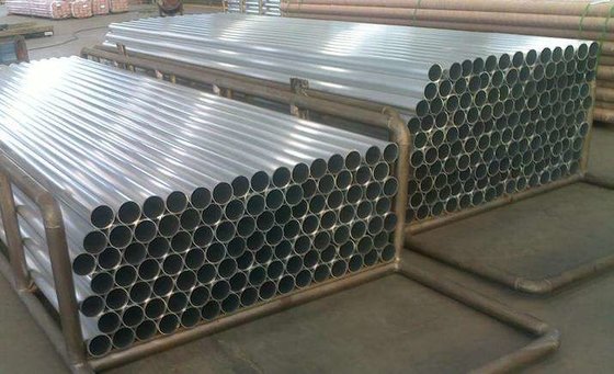 Good Weld Ability Aluminum Round Tubing Apply To Tanker / Curtain Wall