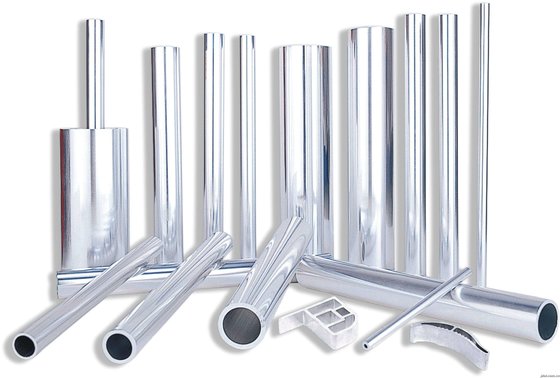 6082 Aluminum Rectangular Tubing , Industrial Moulding Thick Wall Aluminum Tubing