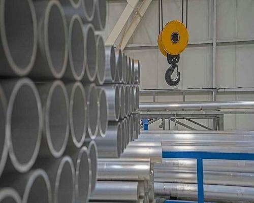 6082 Aluminum Rectangular Tubing , Industrial Moulding Thick Wall Aluminum Tubing
