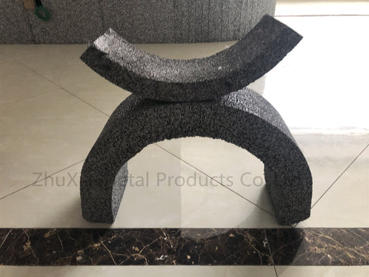 Automotive Aluminum Metal Foam Profiled Parts Porosity 75 % - 90 %