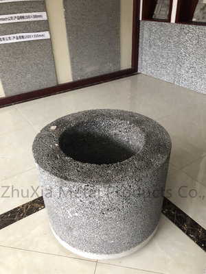Automotive Aluminum Metal Foam Profiled Parts Porosity 75 % - 90 %