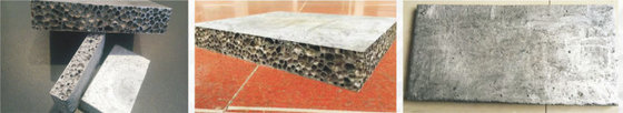 Secondary Foamed Aluminum Sheet Density 0.98 G / Cm³ Thermal / Sound Insulation