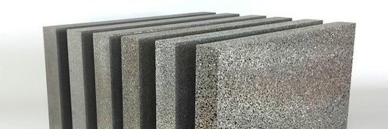 Non Flammability Aluminum Foam Board Porous Metal Panel High Sound Absorption