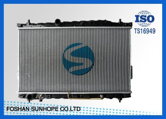 Wider Tube Hyundai Car Radiator , 1999 16AT Hyundai Trajet Radiator No Epoxy Core HYU034