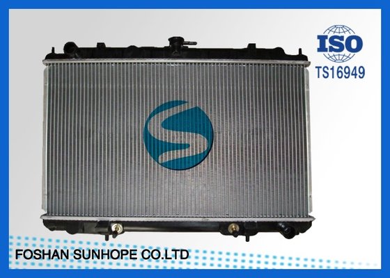 Inlet / Outlet 35mm Nissan Car Radiator , Nissan Maxima Radiator 713*47.5mm Tank