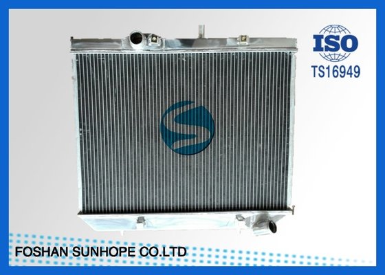 Heating Full Aluminum Radiator , Silver BENZ MT Aluminum Radiator With Electric Fan 