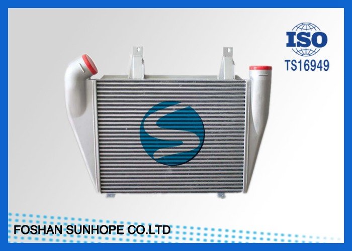 BENZ TRUCK Black Front Mount Intercooler 80/40mm Core 250% Surface Area Heating