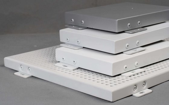 PVDF Aluminum Solid Panels Exterior Metal Cladding Perforated patterns supplier