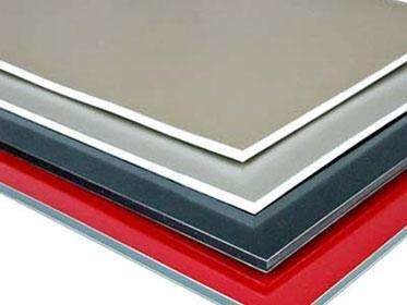 Aluminum skin Composite Panels for Canopy PE/PVDF coated supplier
