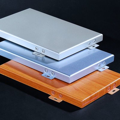 Exterior Wall Cladding Metal Aluminum Solid Panel -Powder Coating Solid Aluminum Sheet supplier