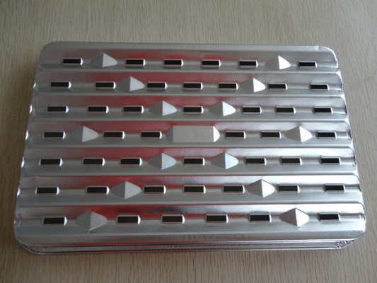 Half Medium Aluminum foil roasting pan For Picnic / Aluminum Foil BBQ Grill Pan
