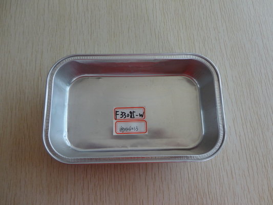 Coated Smoothwall Foil Casserole Dishes 0.1MM For Airline Catering With SGS