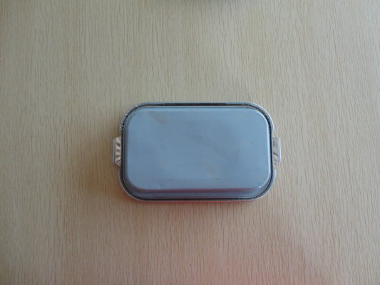 Coated Smoothwall Foil Casserole Dishes 0.1MM For Airline Catering With SGS