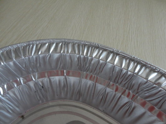 6L Oval Large disposable aluminum roasting pans For Baking Turkey Roaster