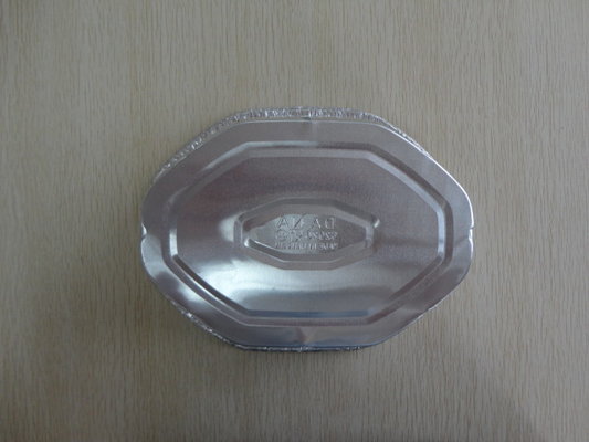 4L Custom tin foil roasting pan Round Deep For Food Baking , aluminum foil cake pans