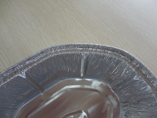 4L Custom tin foil roasting pan Round Deep For Food Baking , aluminum foil cake pans