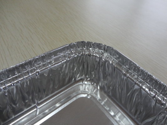 High Temperature Sterilization Food Aluminum Storage Containers 3 Compartment For Fast Food