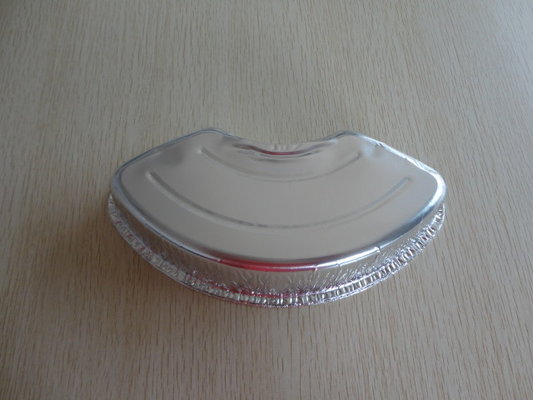 Recycled Small Silver Aluminum Foil Food Storage Container For Baking / Packing