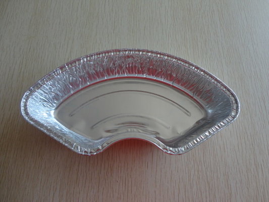 Recycled Small Silver Aluminum Foil Food Storage Container For Baking / Packing