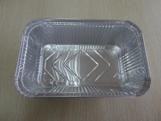 Heat Resistant Aluminium Foil Food Containers 1000ML disposable For Baking