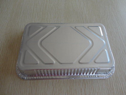 Disposable Aluminum Foil Takeaway Container Rectangle Cooking Household For Daily
