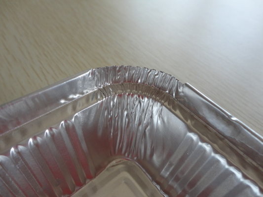 Food grade Aluminum Foil Containers recyclable Rectangle Dairy use For food Storage