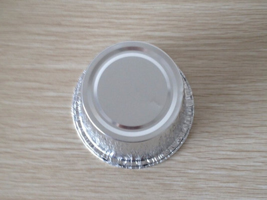 Round Foil takeaway containers / aluminum foil cups 6OZ 12 OZ Disposable Small size