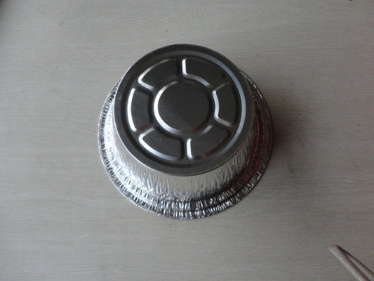 Round 8 inch Foil Takeaway Containers Aluminum Foil Pan / For Catering